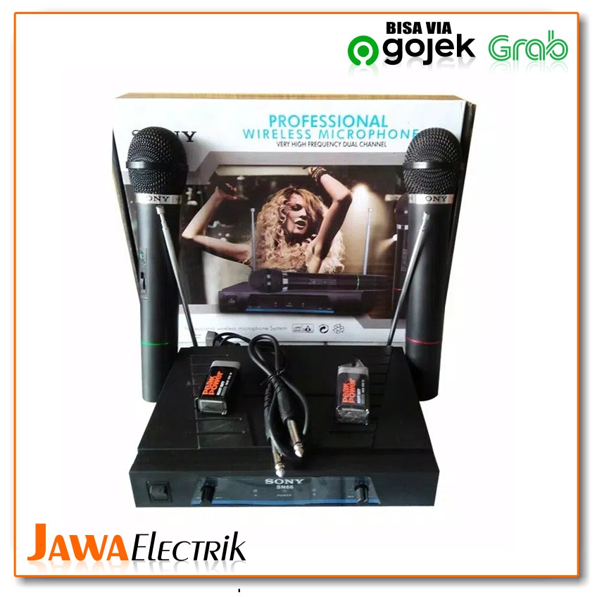 Jual SONY SN-66 Mic Werles Double Mic SUARA MANTAP HARGA TERJANGKAU ...