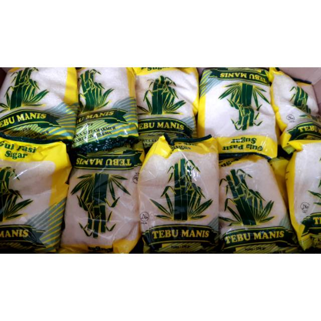 Jual GULA PASIR TEBU MANIS 250 GR MURAH | Shopee Indonesia