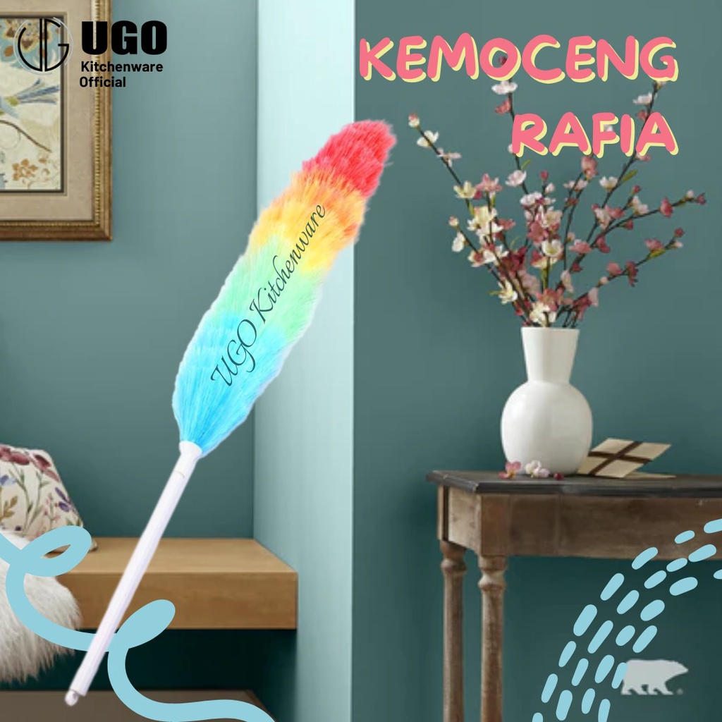 Jual KEMOCENG RAFIA ALAT PEMBERSIH DEBU GAGANG PANJANG | Shopee Indonesia