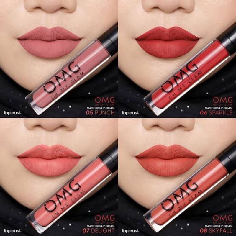 Jual OMG Matte Kiss Lip Cream | Shopee Indonesia