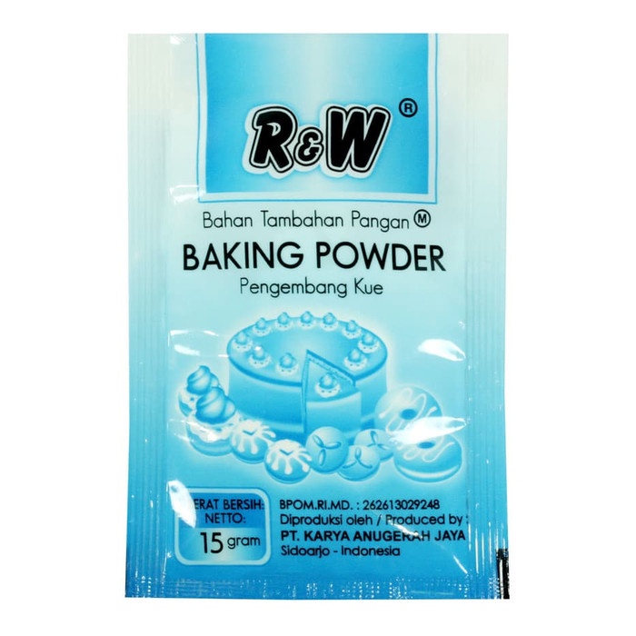 Jual R&W Baking Powder 15gr RW Bahan Tambahan Pangan Campuran ...