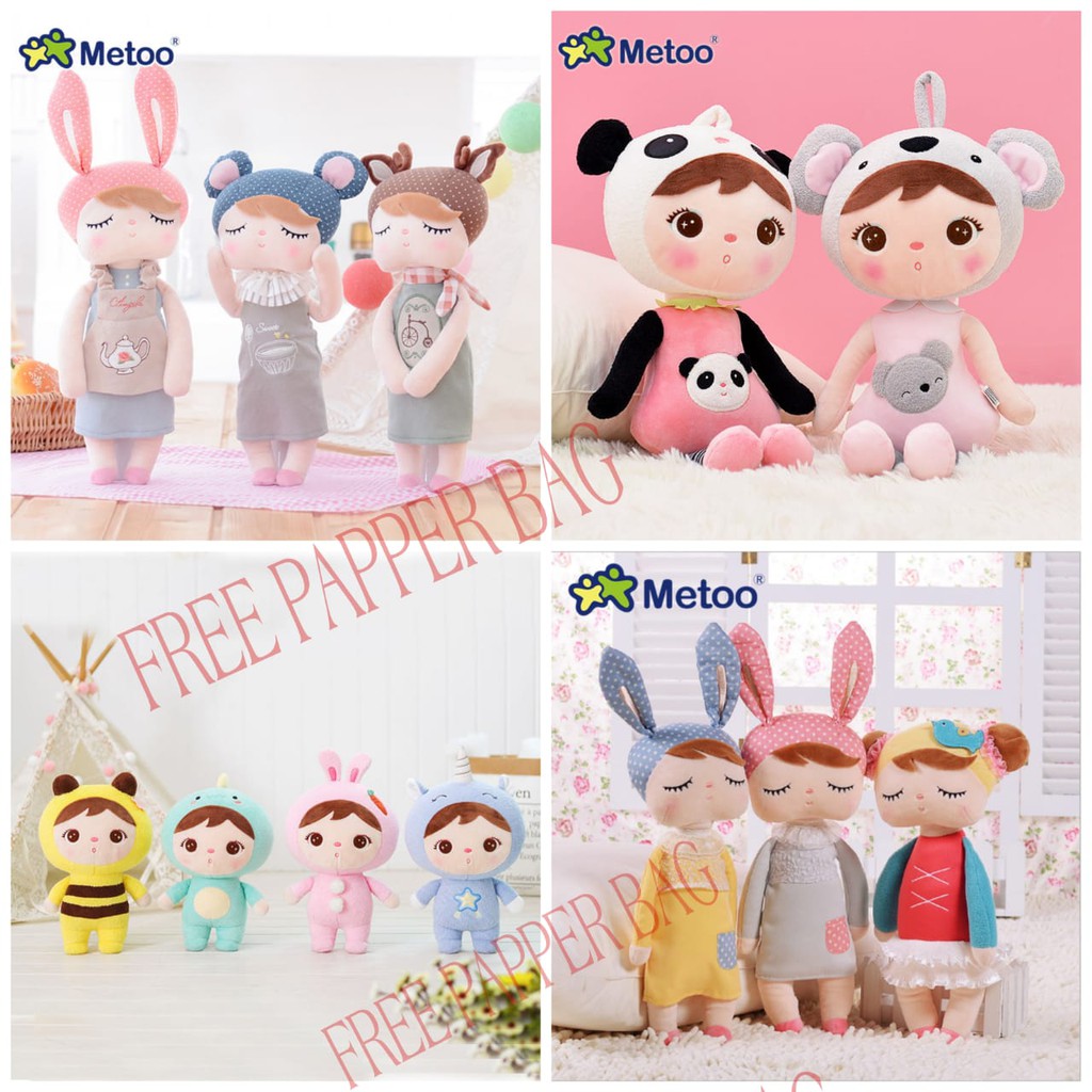 Jual Boneka Metoo Angela, Metoo Kelinci, Rusa / Boneka Metoo Original ...