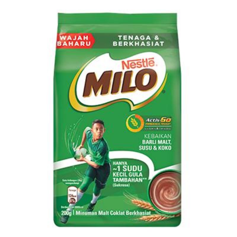Jual Milo Malaysia 200 Gram Minuman Malt Coklat Berkhasiat | Shopee ...
