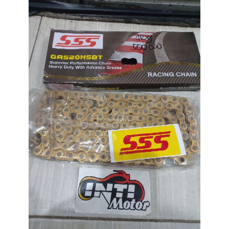 Jual Rantai SSS NINJA 520 panjang 130L HSBT 520H 130 chain racing ...