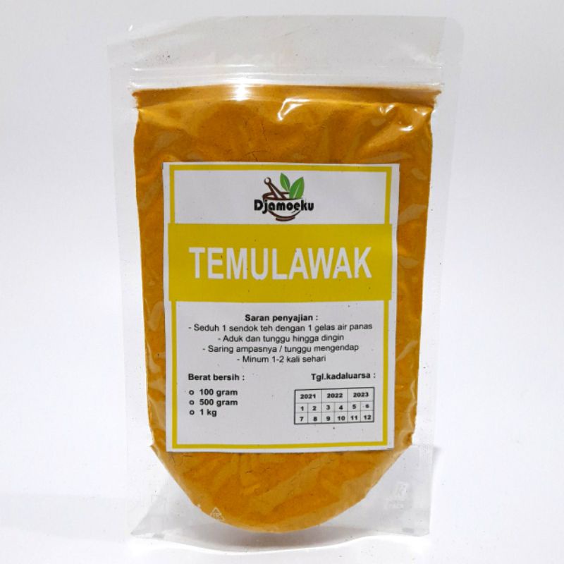 Jual Temulawak bubuk 100 gram serbuk asli dan original 100% | Shopee ...
