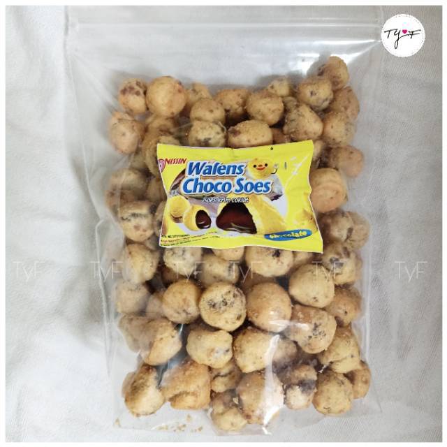 Jual Walens Choco Soes Wallen Shoes Coklat Kue Sus Kering 500 gram ...