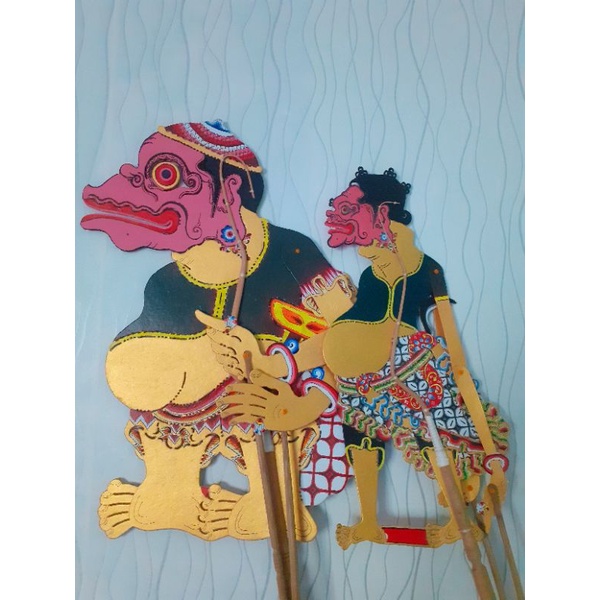 Jual Wayang Set Togog dan Sarawita Standar Dalang (Wayang Karton Tebal ...