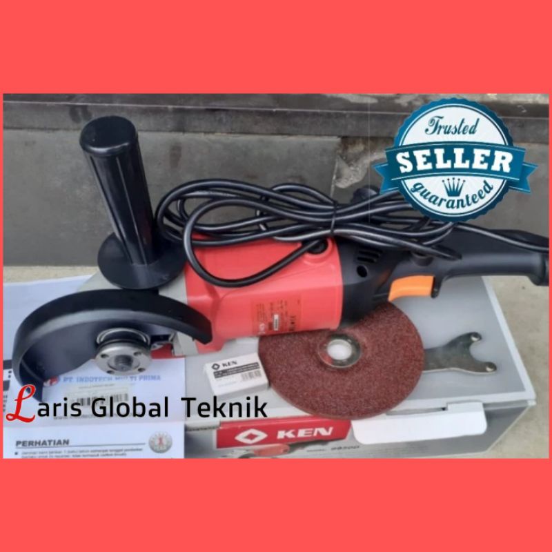 Jual Mesin gerinda tangan KEN 7 inch angle grinder Ken 9950D original ...