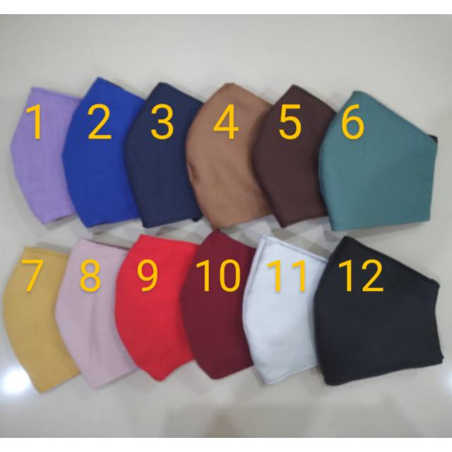 Jual Masker kain 3 lapis non-medis | Shopee Indonesia