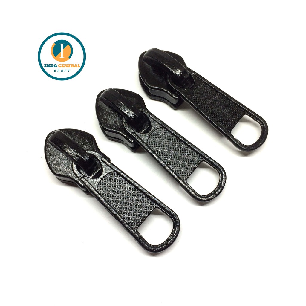 Jual KEPALA RESLETING ZIPPER TAS TEBAL NO 10 COIL WARNA HITAM | Shopee ...