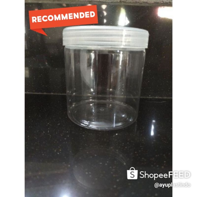 Jual Toples tabung TEBAL 600 ML, 800 ML, 1 LT & 1,2 LT / toples plastik ...