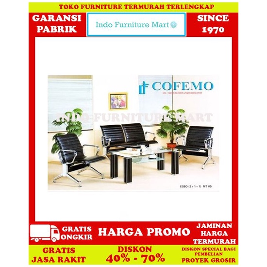 Jual Meja Tamu Minimalis Coffee Table Kaca Set Cofemo Eg Bo Mt05 | Shopee Indonesia
