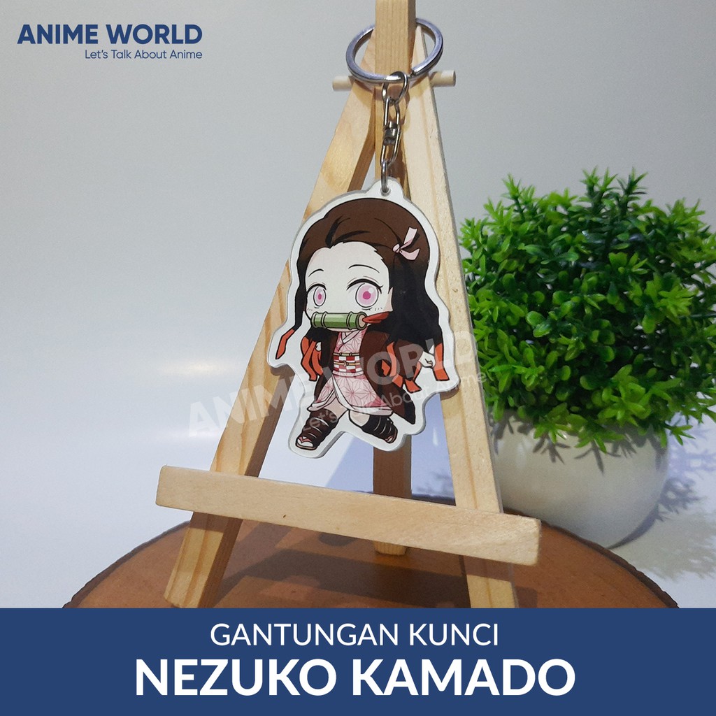 Jual Gantungan Kunci Anime - Nezuko Kamado - Keychain Nezuko Kamado ...