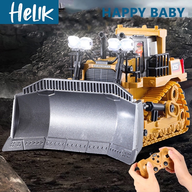 Jual Buldoser Remote Control Crawler Paduan RC Kendaraan Teknik 9 ...