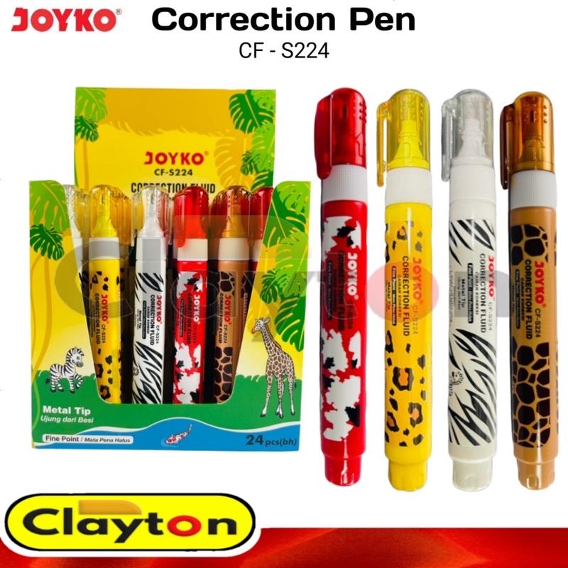 Jual Correction Fluid Cairan Koreksi Joyko CF-S224 / Tip Ex / Stipo ...