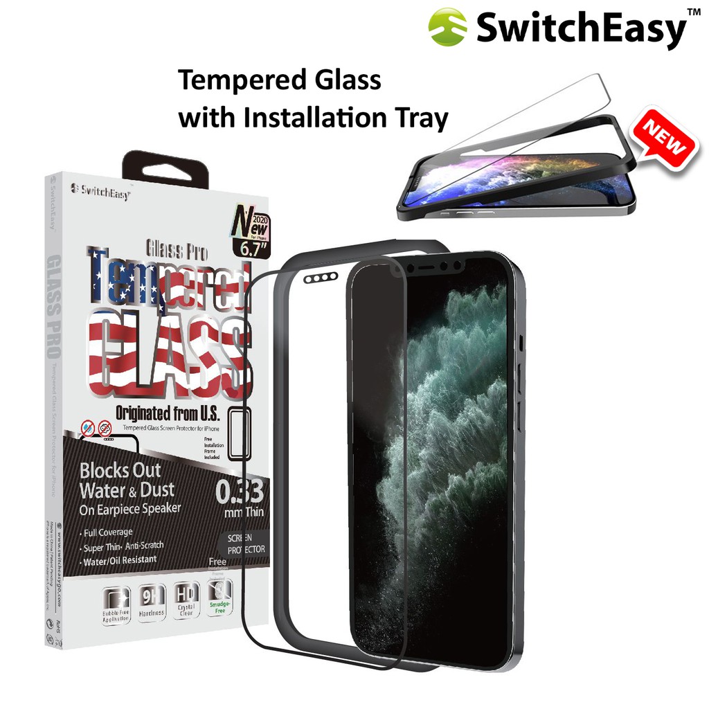 Jual Tempered Glass iPhone 12 Pro Max 12 Mini 12 Pro SwitchEasy Glass ...