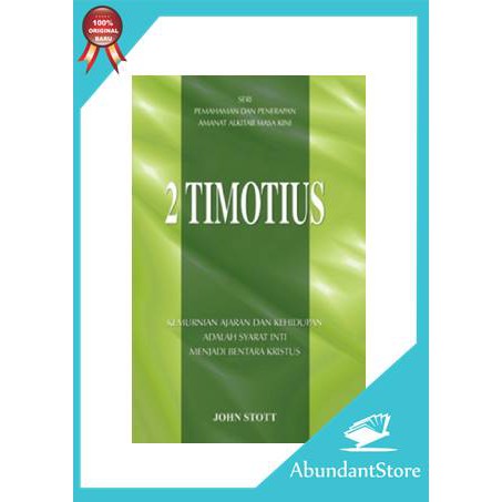 Jual Buku Seri Pemahaman Penerapan Amanat Alkitab Masa Kini 2 Timotius ...