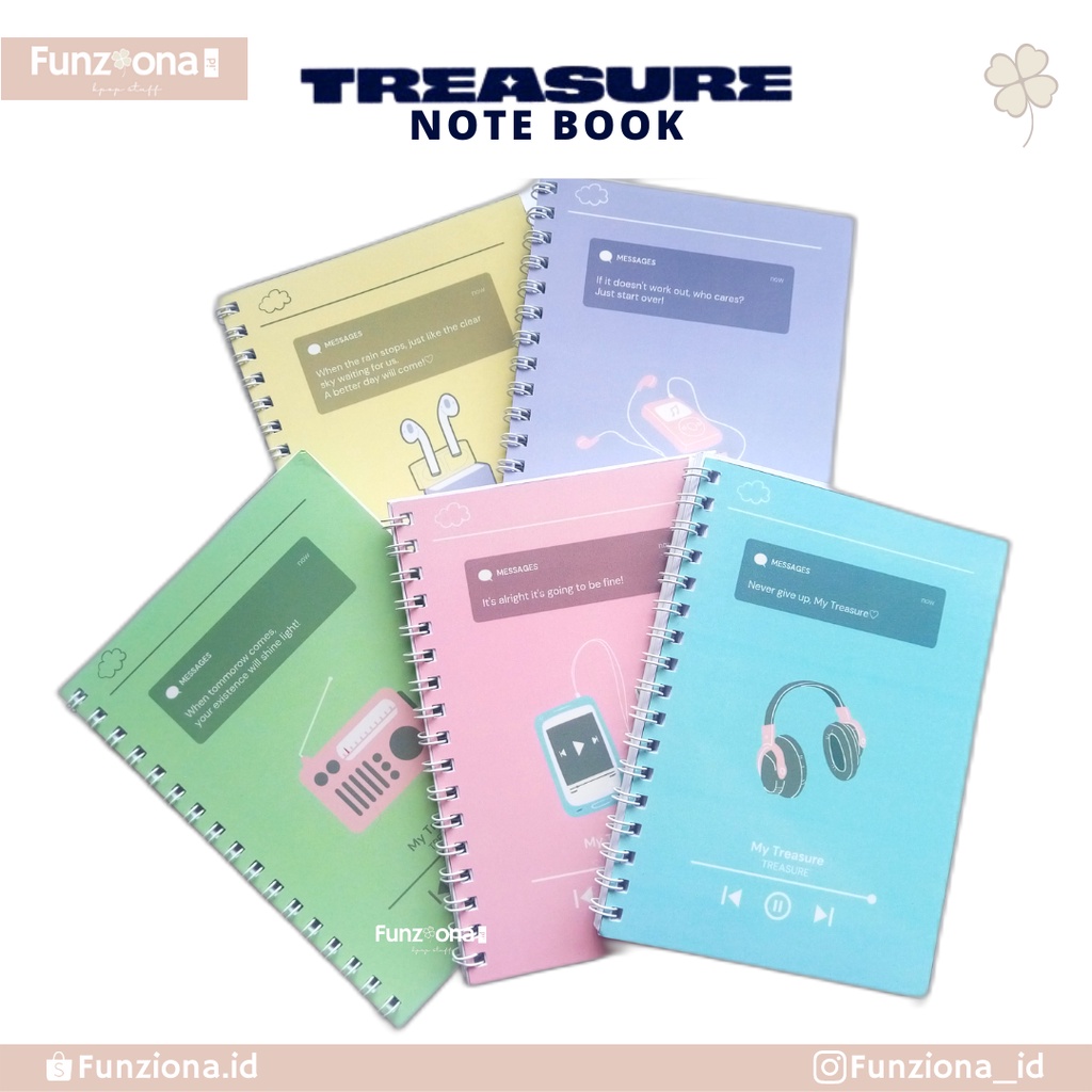 Jual NOTEBOOK TREASURE A6 || TREASURE RING BOOK A6 | Shopee Indonesia