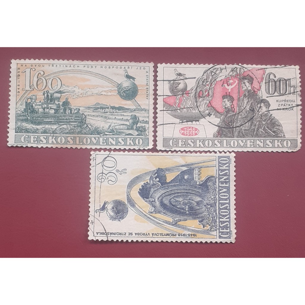 Jual PERANGKO LAMA CEKOSLOVENSKO/PERANGKO CEKOSLAVIA/HARGA SATUAN ...