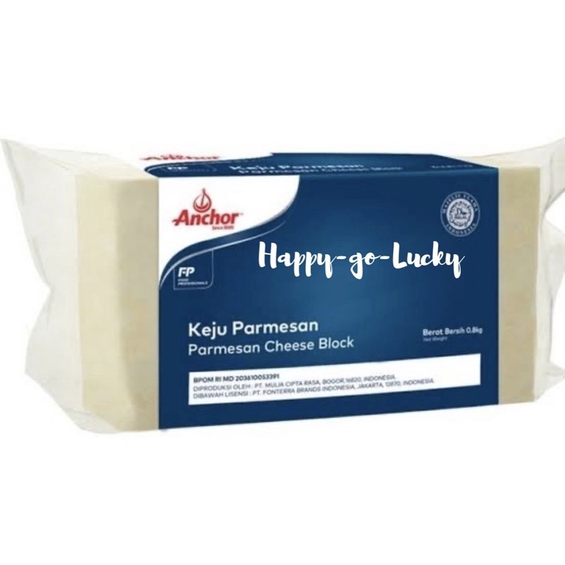 Jual Anchor Grated / Shreded Parmesan Cheese Keju Bubuk / Block 100 gr ...
