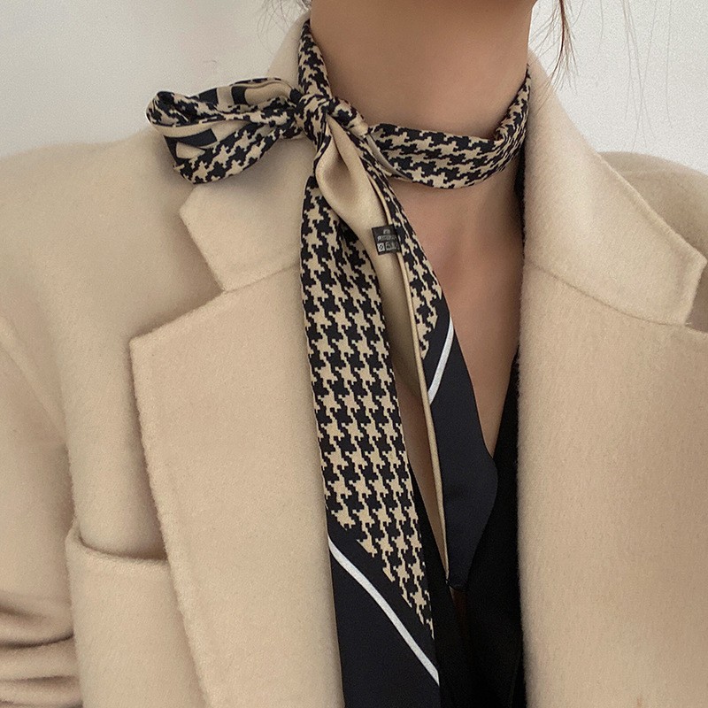 Jual Mini Scarf/ Scarf Leher / Scarf Tas Bahan Silk Immitation Gaya ...