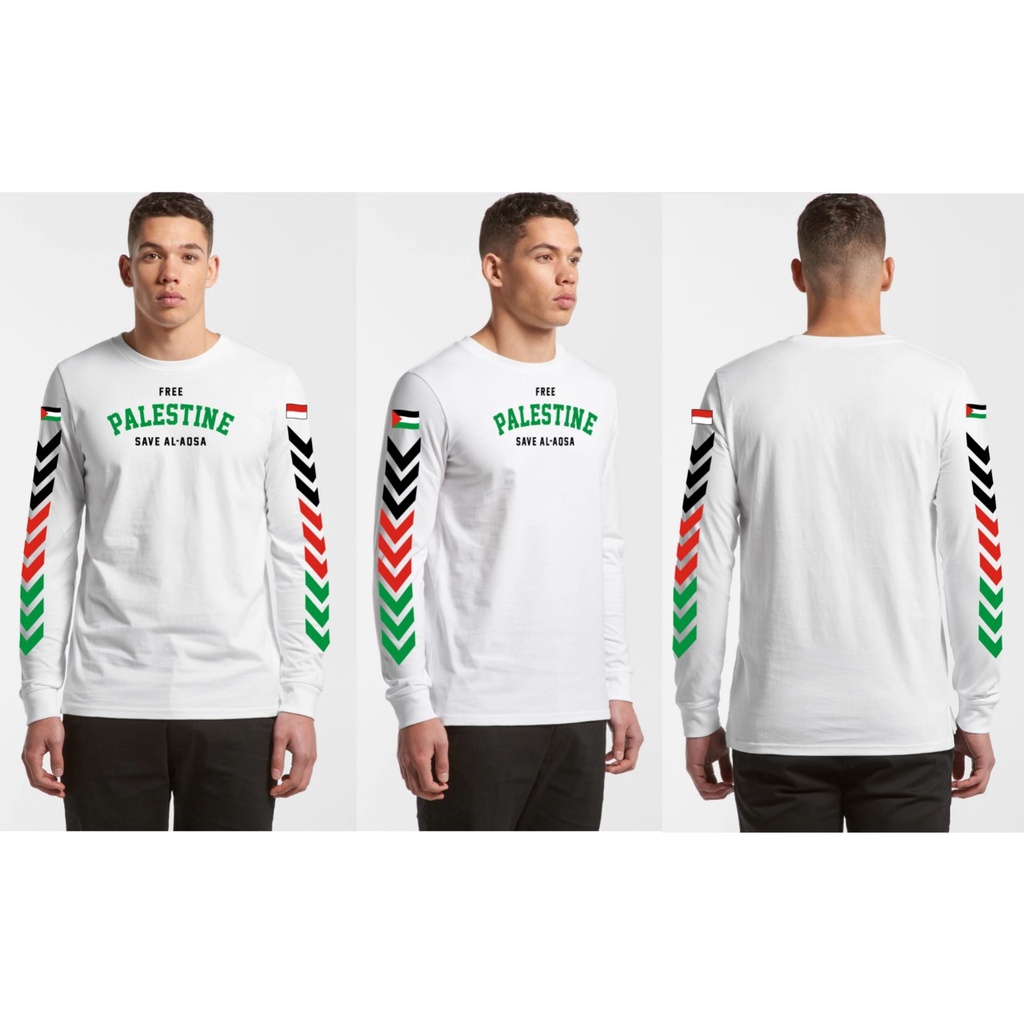 Jual TSHIRT - FREE PALESTINE ! SAVE AL- AQSA (LONGSLEEVE) | Shopee ...