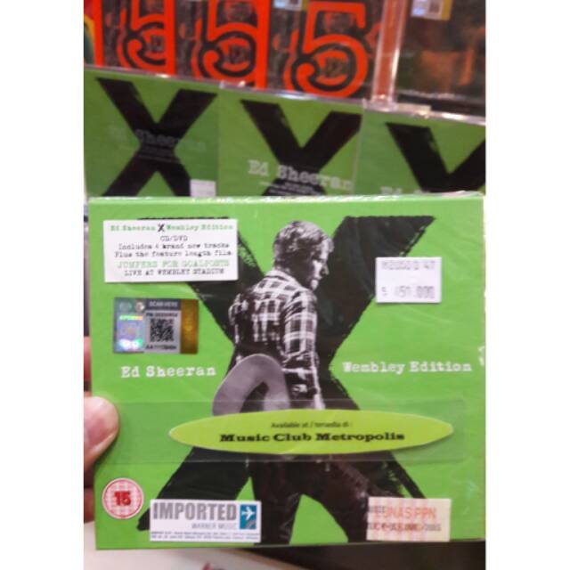Jual CD+DVD ED SHEERAN - X WEMBLEY EDITION IMPORTED E.U. | Shopee Indonesia
