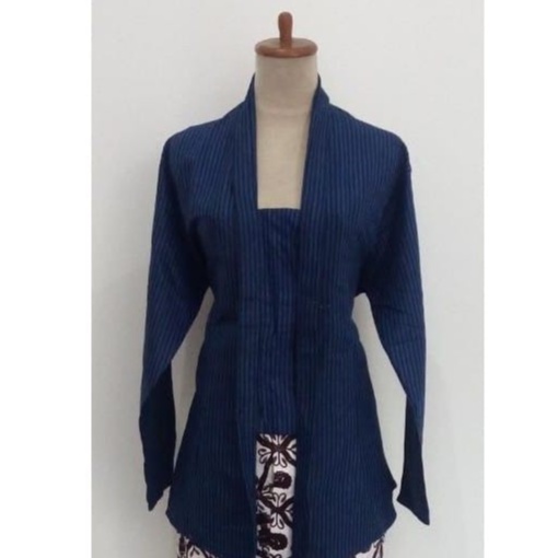 Jual kebaya wanita KEBAYA LURIK BIRU ADAT JAWA BAJU WANITA ADAT JAWA ...