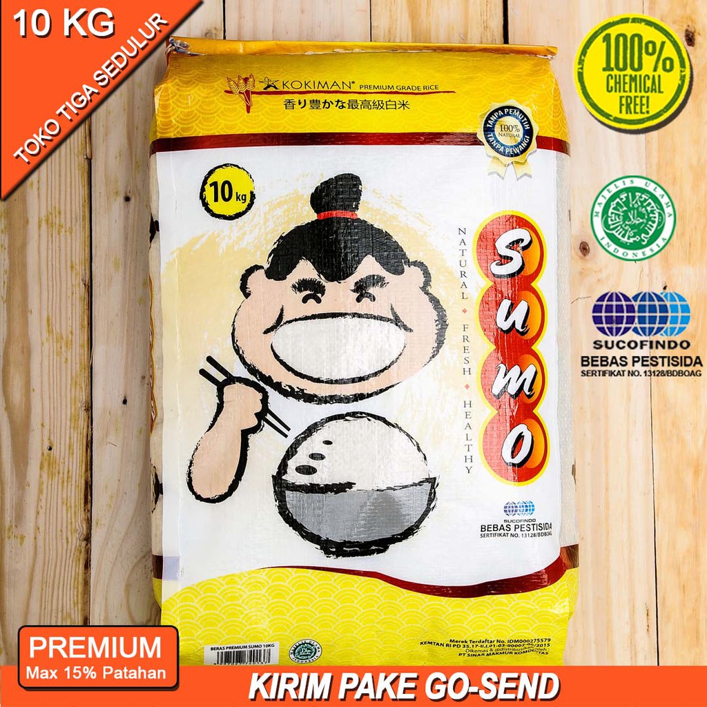 Jual Beras Sumo Kemasan Kuning 10Kg | Shopee Indonesia