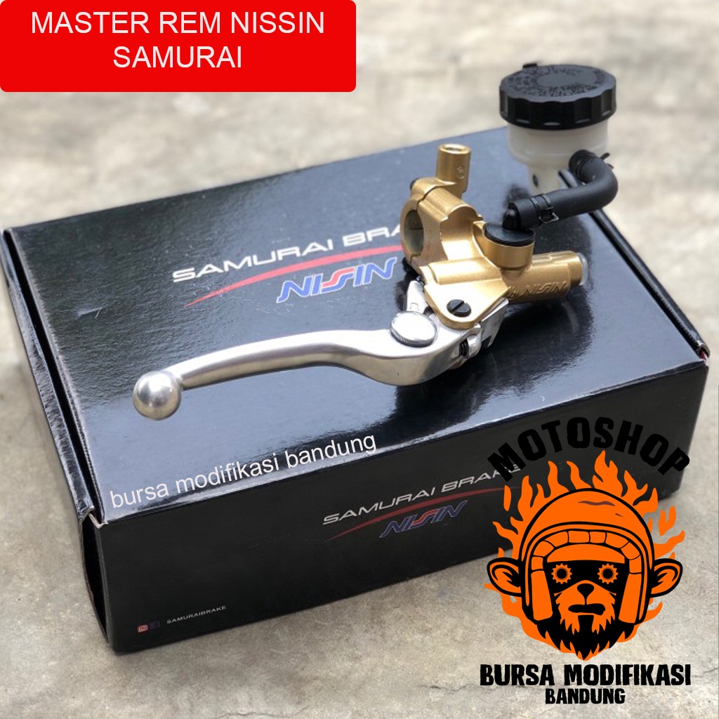 Jual MASTER REM NISSIN SAMURAI AXIAL GOLD not Radial | Shopee Indonesia