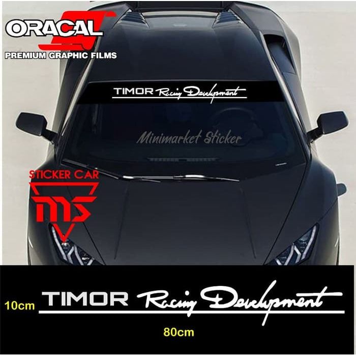 Jual sticker stiker mobil timor racing development kaca - Putih Elegan ...