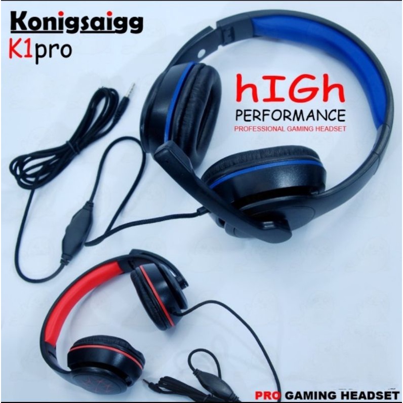 Jual Headphone Bando Gaming K8001 HeadSET Earphone game tv musik lagu ...