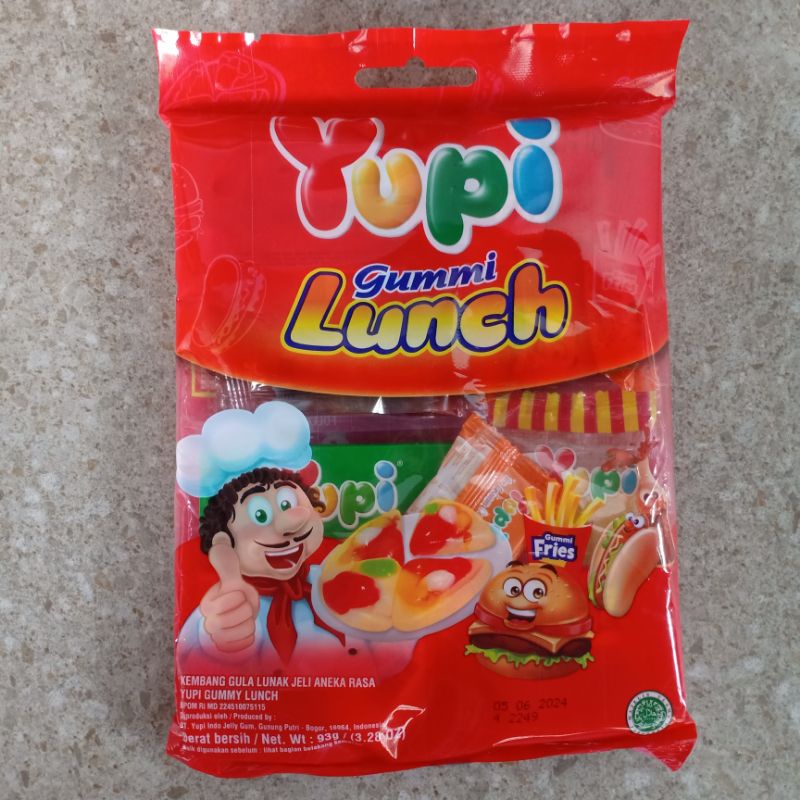 Jual Permen Yupi Gummy Lunch 93 gram | Shopee Indonesia