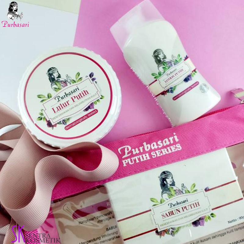 Jual Paket Purbasari Putih Series lulur purbasari sabun purbasari ...