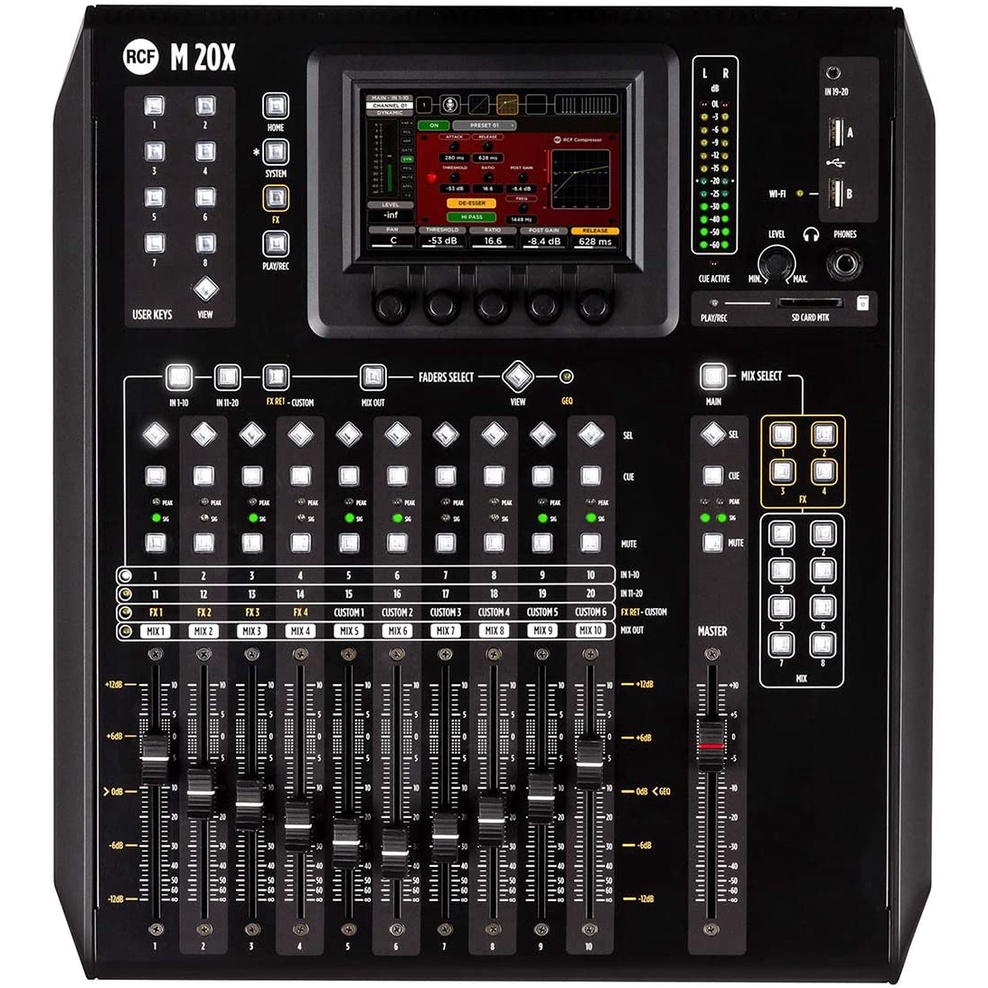 Jual Mixer Digital RCF M 20X / RCF M 20 X / RCF M20X / M-20X Original ...