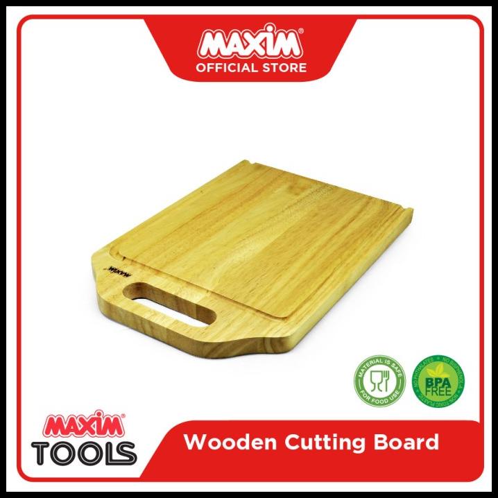 Jual Maxim Tools Wooden Cutting Board - Talenan Kayu | Shopee Indonesia