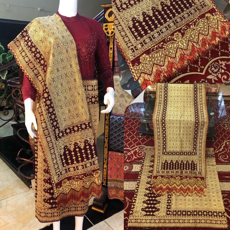 Jual Belum Termasuk songket / RONCE PAYET SELENDANG (upah pasang ronce ...