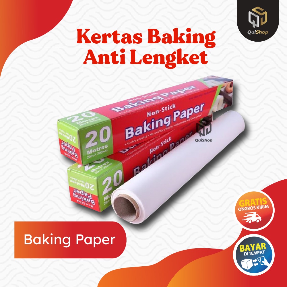 Jual Baking Paper Kertas Baking Kertas Roti Alas Roti Silicone Oil ...