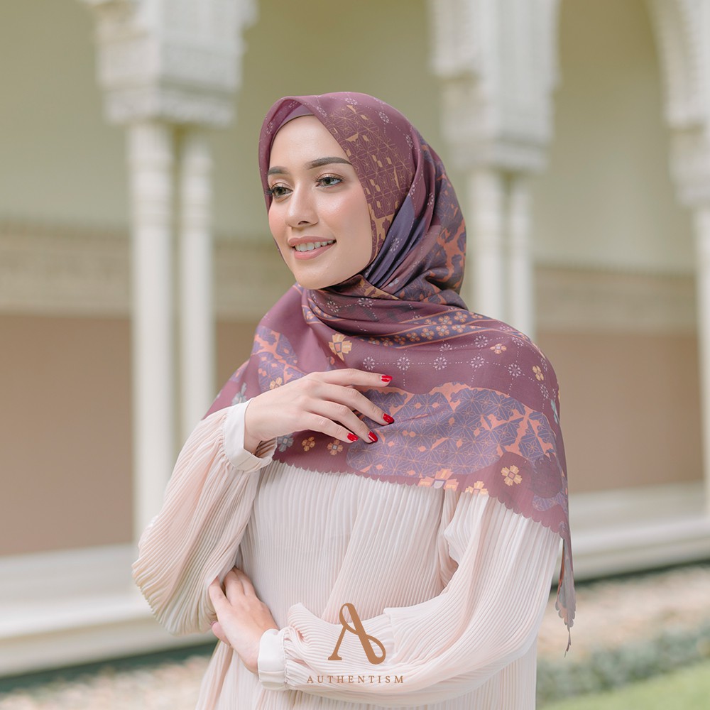 Jual AZZYLLA SERIES KERUDUNG SEGI EMPAT MOTIF VOAL ULTRAFINE LAMINA ...