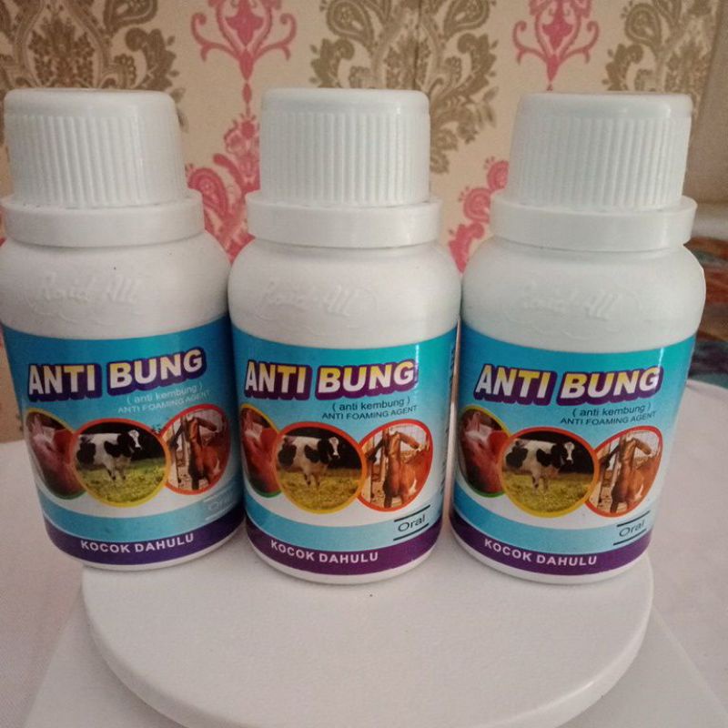 Jual anti bung obat kembung pada sapi dan kambing 120ml | Shopee Indonesia