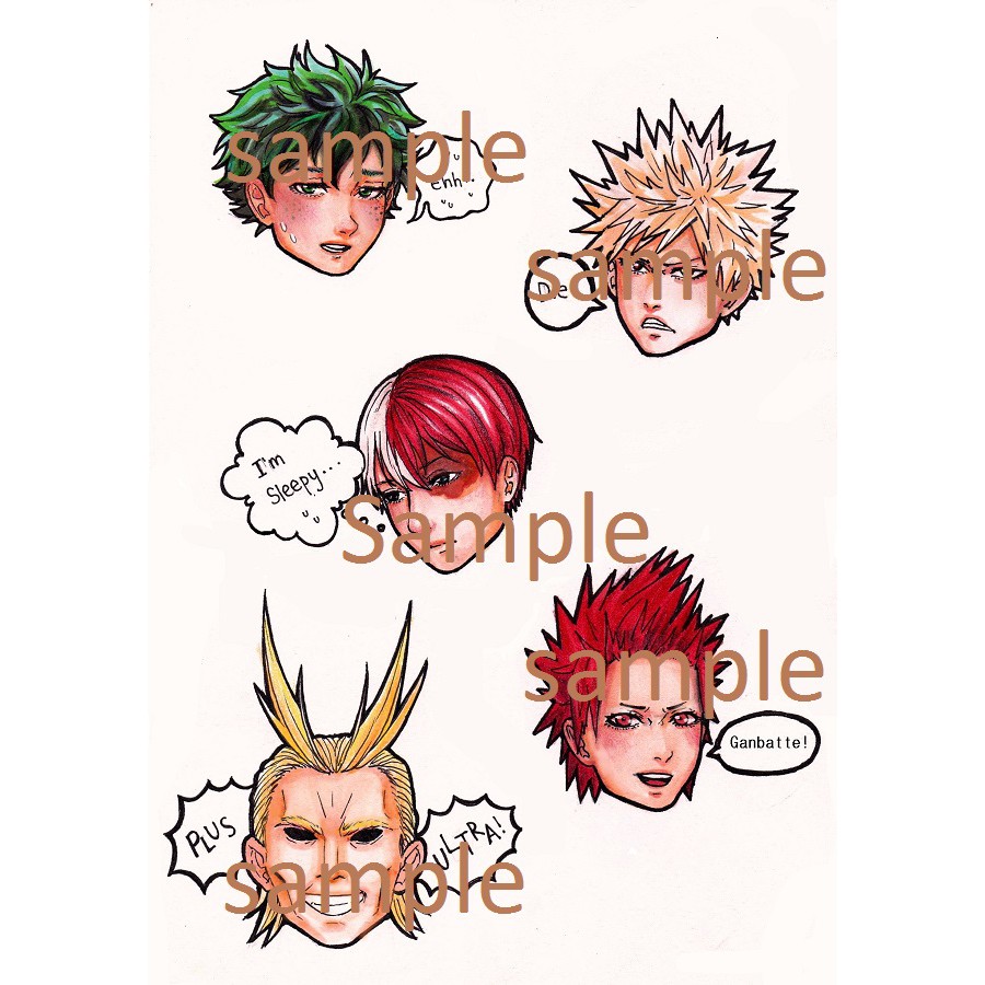 Jual BNHA Sticker Set | Shopee Indonesia