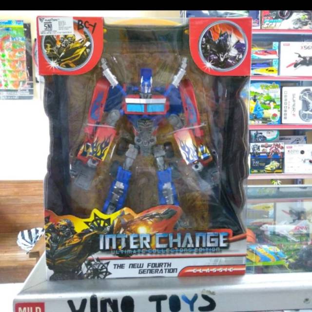 Jual robot interchange ultimate collectors edition optimus prime truck ...