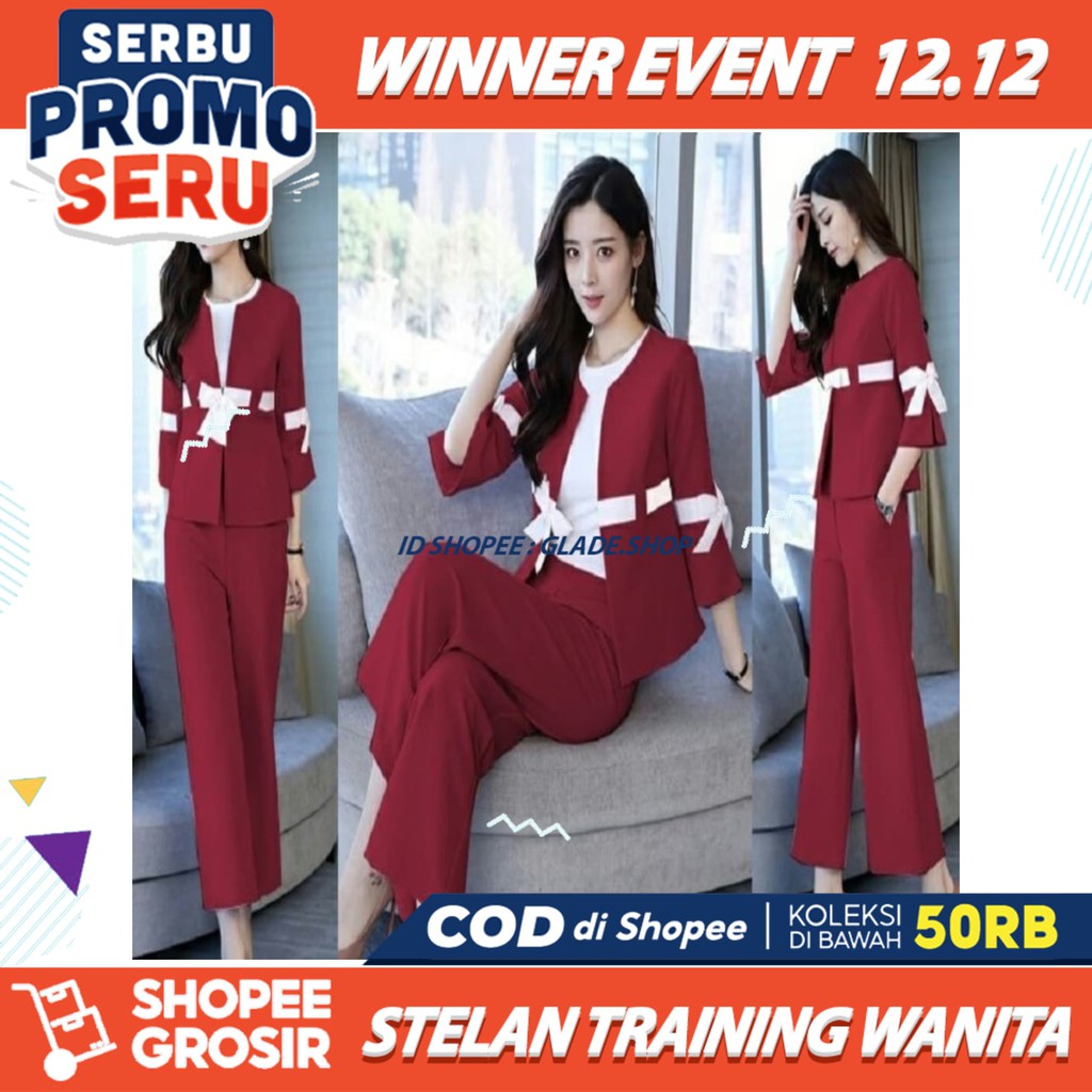 Jual OPPA STYLE SHOP BAJU OLAHRAGA SENAM LENGAN PANJANG WANITA ...