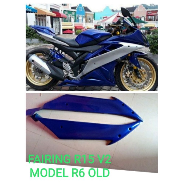 Jual fairing r15 v2 model r6 old sayap fairing r15 model r6 | Shopee ...