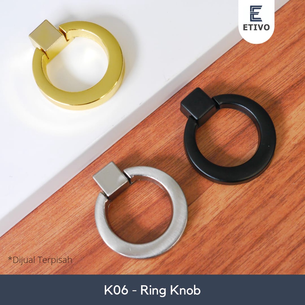 Jual K06 Ring Door Knob Handle Tarikan Pintu Laci Cincin | Shopee Indonesia