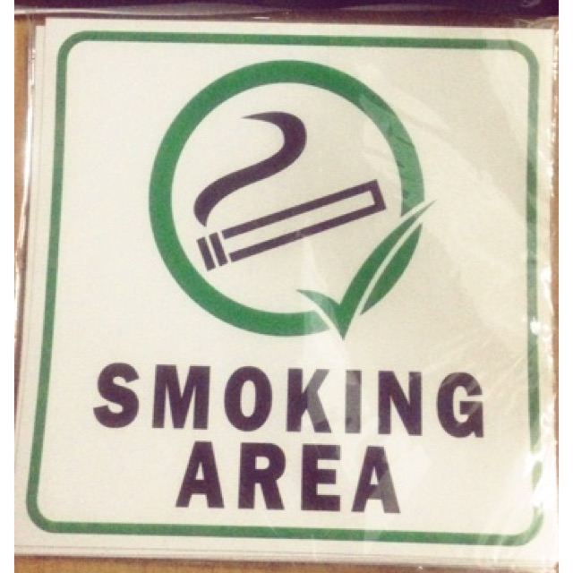 Jual Sticker Smoking Area 15x15cm | Shopee Indonesia