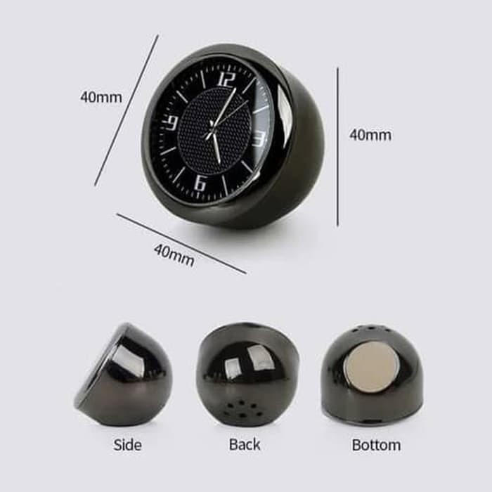 Jual Jam Analog Interior Mobil Quartz Car Dashboard Classic Clock ...