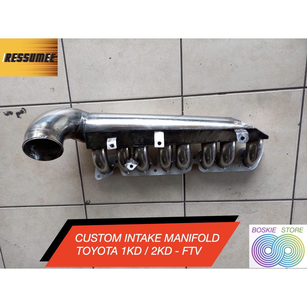 Jual Custom Intake Manifold Toyota Fortuner Hilux Innova Diesel 2KD 1KD ...