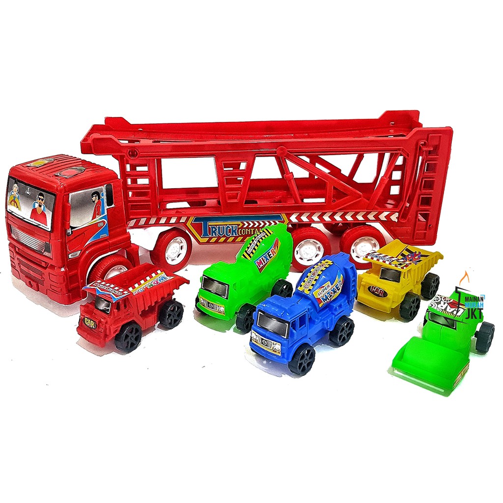 Jual FIGUREANS MAINAN ANAK TRUK KONTAINER KONTRUKSI ST 211 MAINAN MOBIL ...