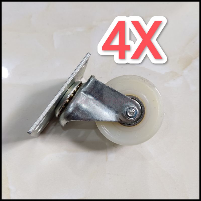 Jual Roda Freezer Box Karet Anti Slip 1 set 4 pcs Roda Troli ban ...